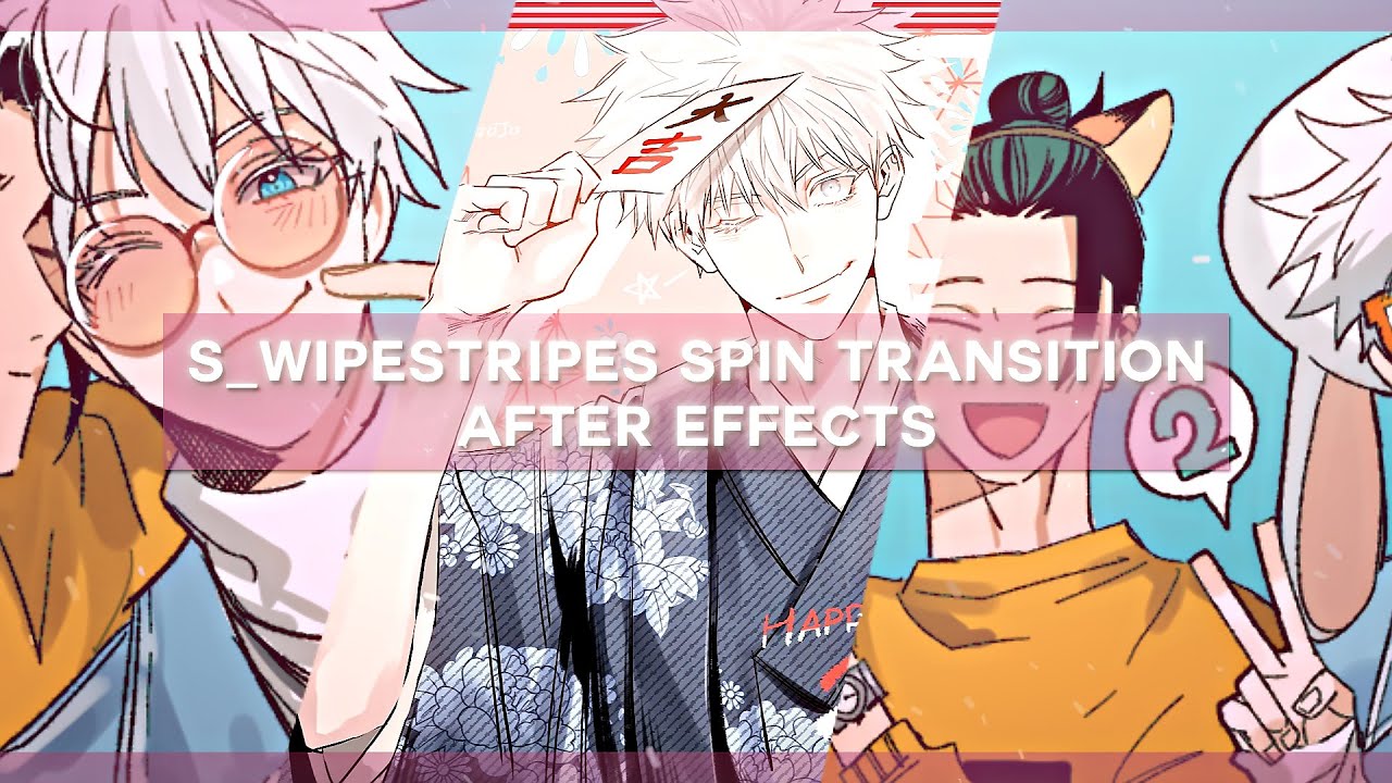 S_WipeStripes Spin Transition | After Effects - YouTube