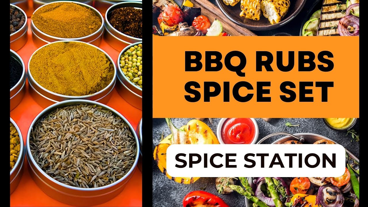 Spice Station's BBQ Rubs Spice Set 🌶️ - YouTube