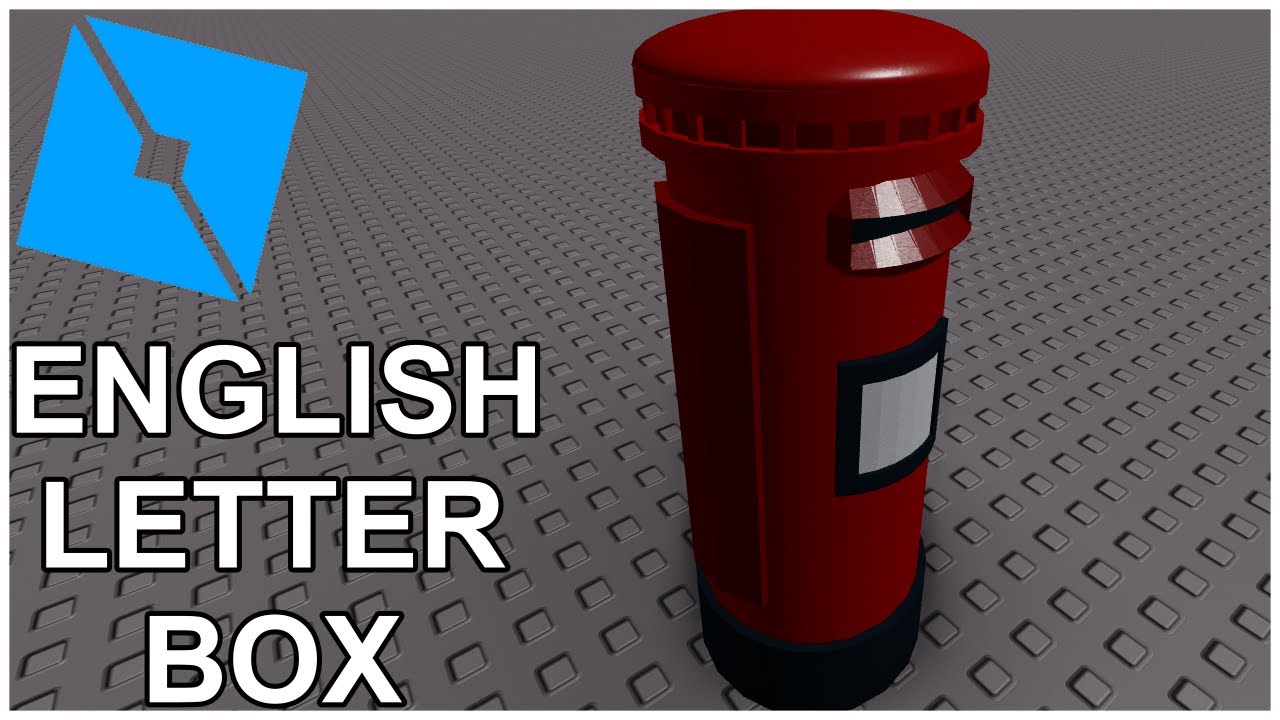 Roblox studio |\| English letter box ||| speed build. - YouTube
