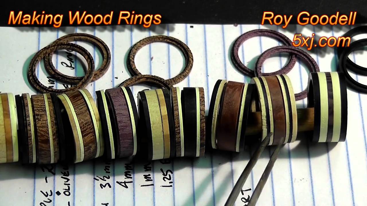 Making Wood Rings - YouTube