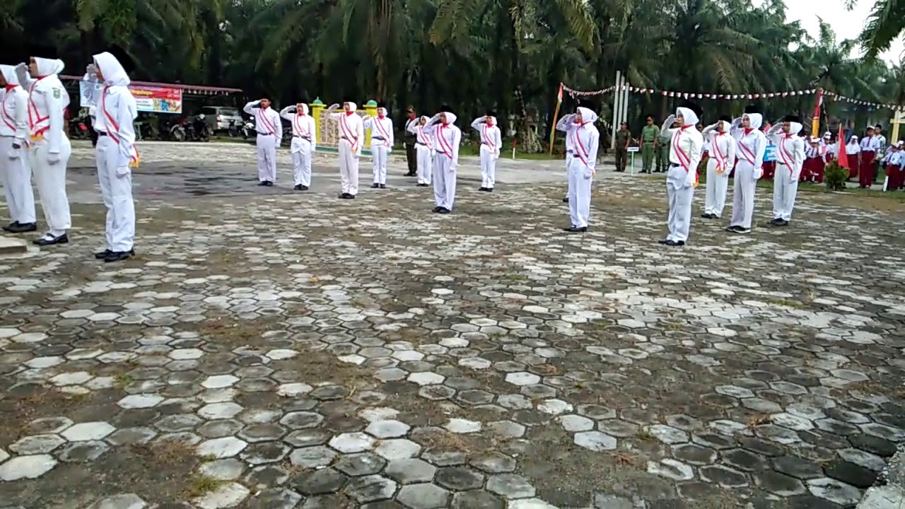 Paskib desa sungai nibung bengkalis riau 2018 - YouTube