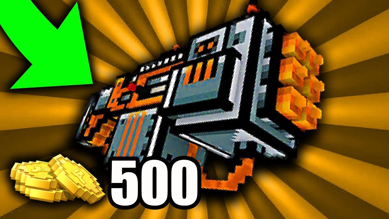 💰 TA BROŃ KOSZTOWAŁA 500 ZŁOTA... WARTO? PIXEL GUN 3D PO POLSKU ...