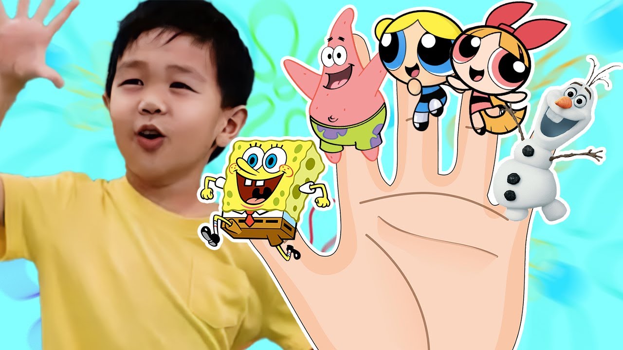 Spongebob Finger Family & Baby Shark Doo Doo | Nursery Rhymes | More ...