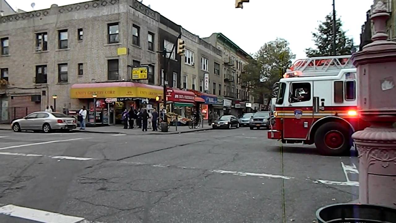 FDNY Seagrave Engine 249, Ferrara Rearmount Aerial 132 & Ferrera ...