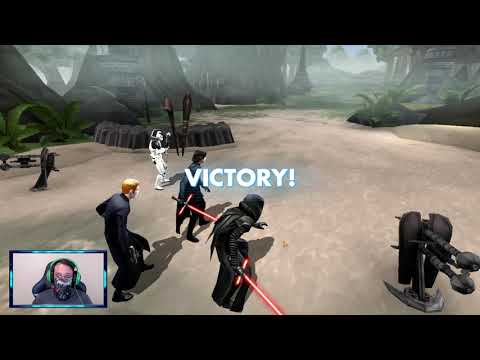 SWGOH - First Order battles against The Empire and the MIGHTY JEDI ...