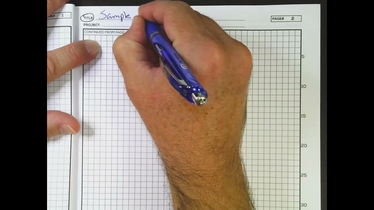 Chem 12A How to keep a good lab notebook - YouTube