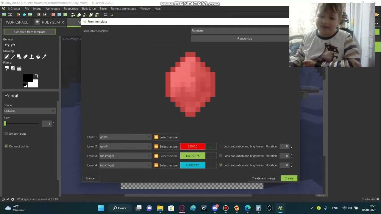 Создаём свой мод на майнкрафт 1 Mcreator Как создать Item предмет Youtube