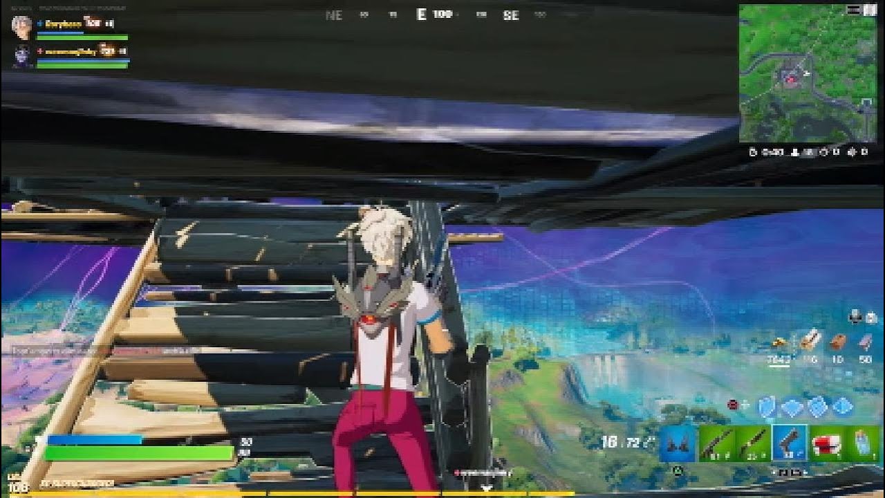 Fortnite with derp - YouTube