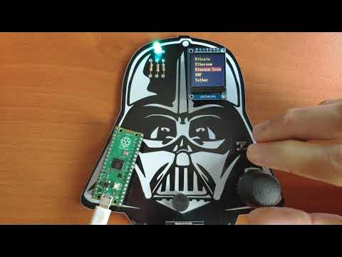 Darth Vader IoT Cryptocurrency Tracker and Display w/ Raspberry Pi Pico ...