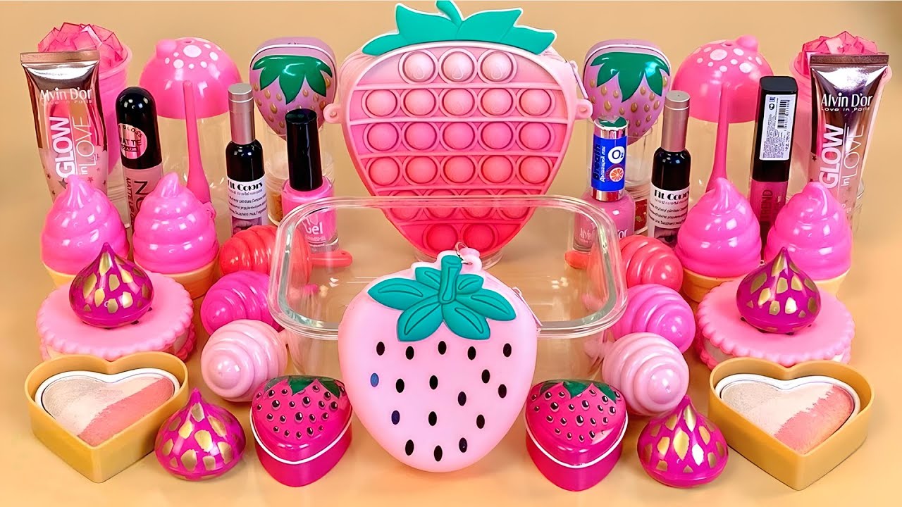 BEST of COLLECTION PINK SLIME 112 ⭐🥰⭐ 💯% Satisfying Slime Video. - YouTube