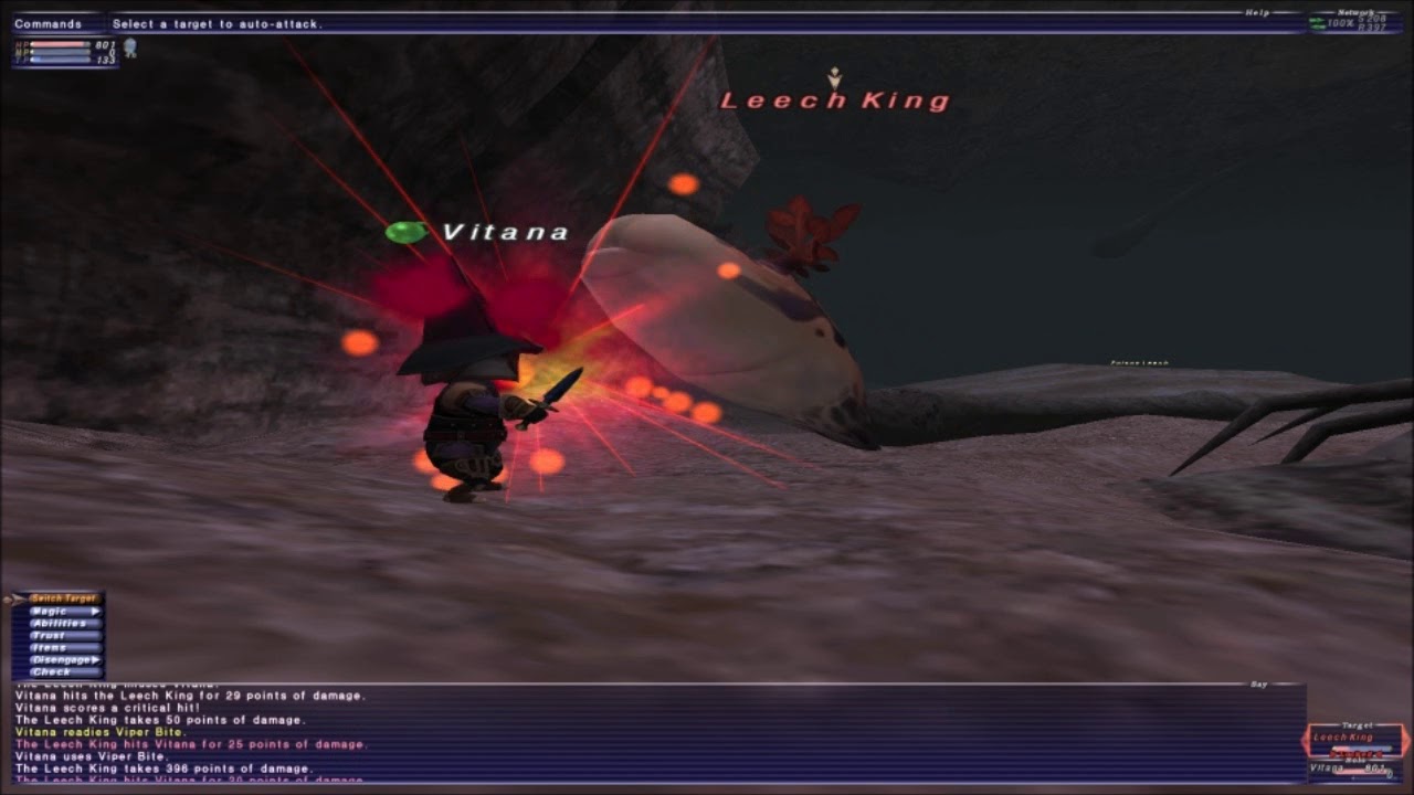 FFXI | Leech King (Bloodbead Earring) - YouTube