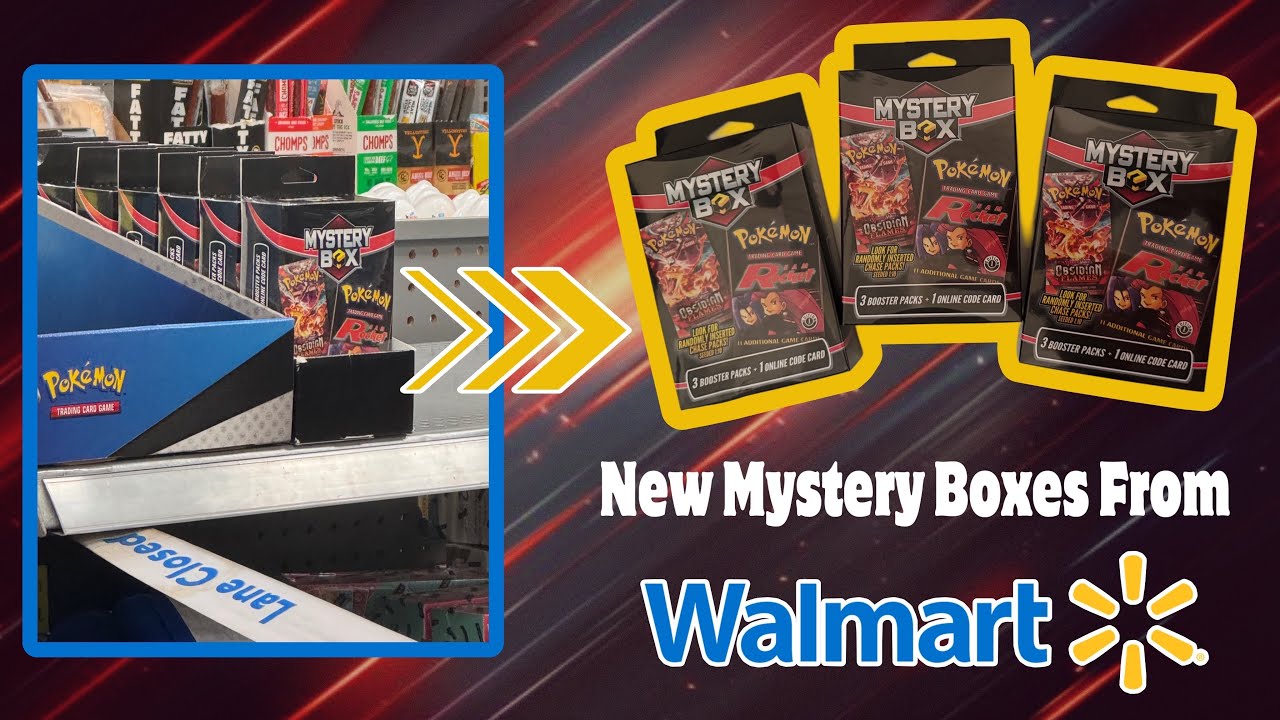 New Pokemon Card Mystery Boxes From Walmart! Are they any good? Opening ...