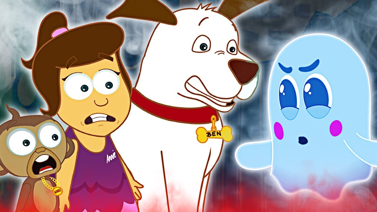 GHOST ATTACK | Spooky Mystery Cartoons for Children by Annie and Ben ...