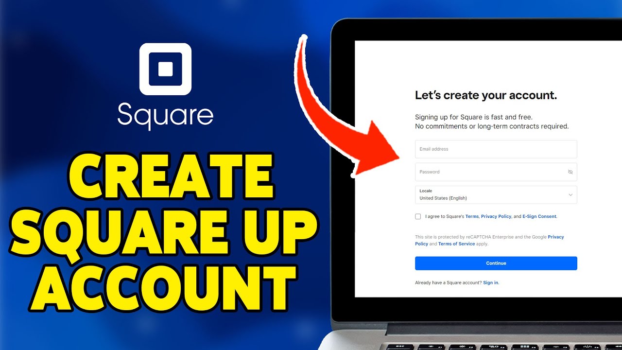 How To Create Square Up Account 2024 - YouTube