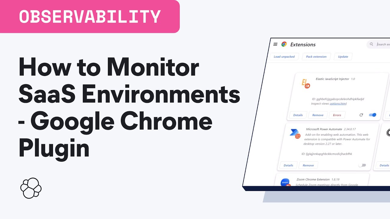 How to monitor SaaS Environments with a Google Chrome Plugin - YouTube