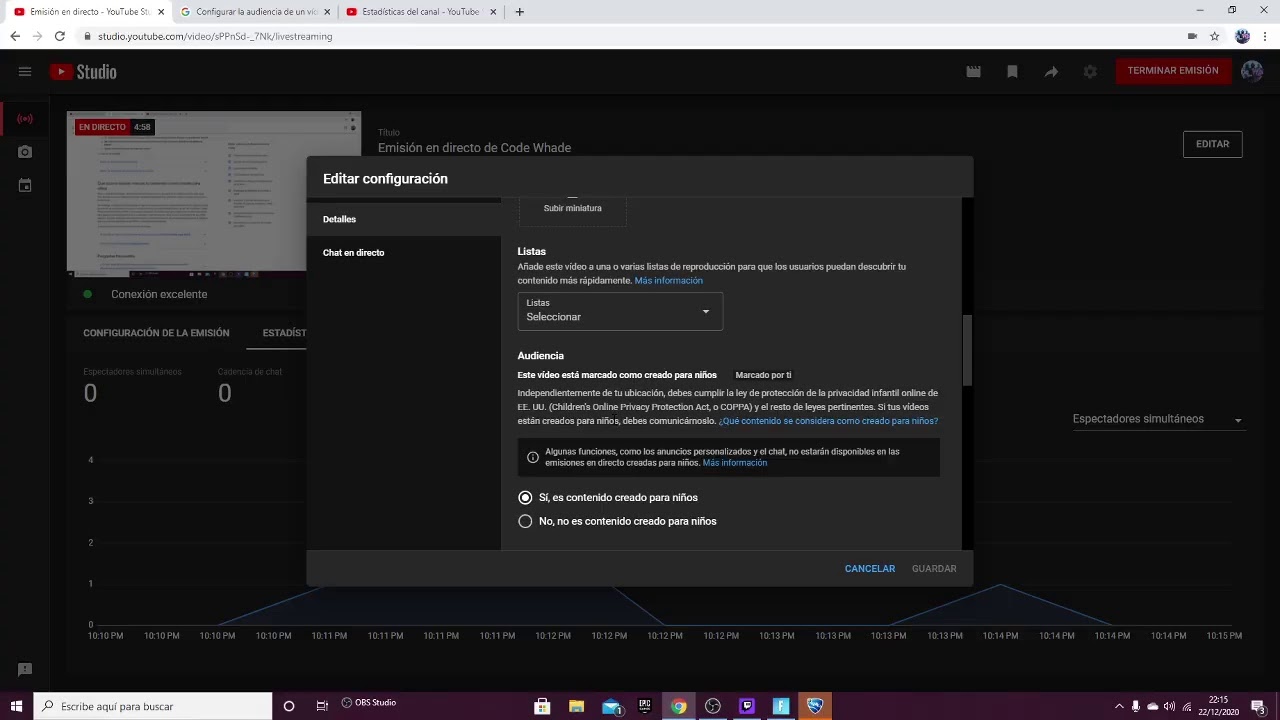 Emisión en directo de Code Whade - YouTube