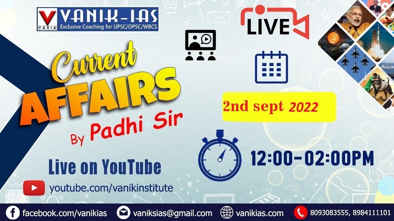 01st OCTOBER | DAILY CURRENT AFFAIRS IAS, OAS AND WBCS |VANIK-IAS ...