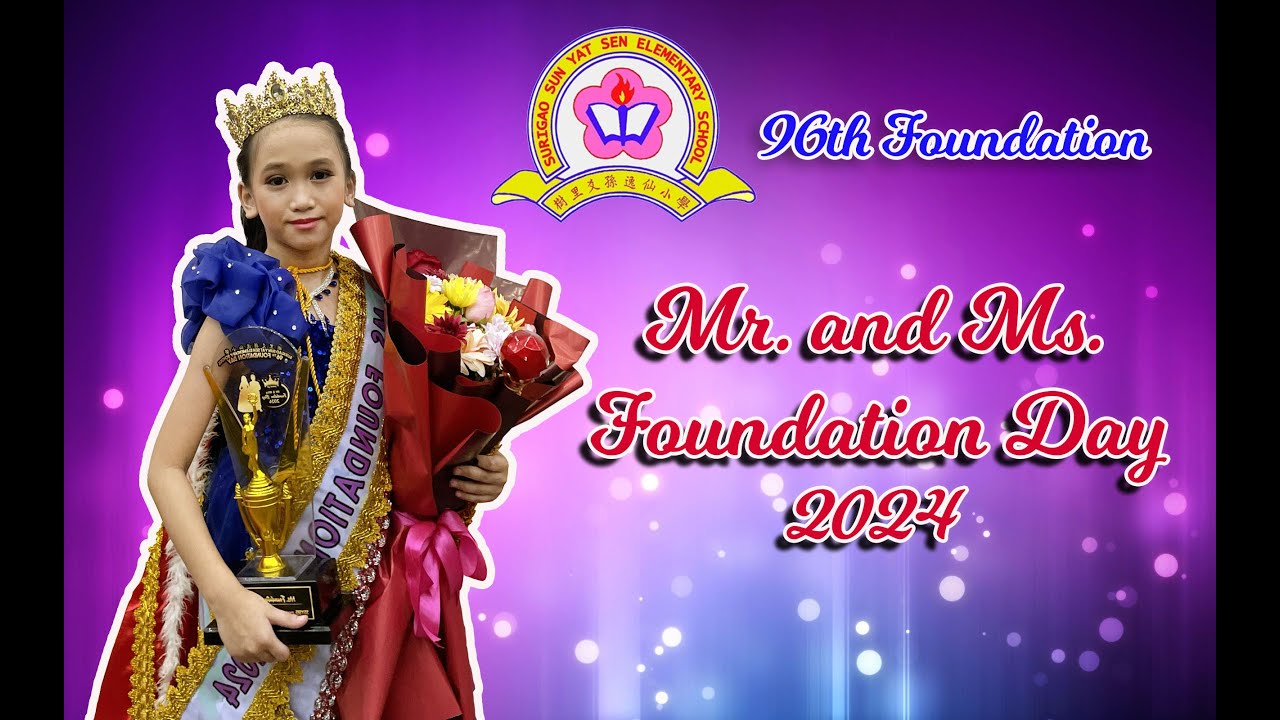 SSYSES Mr and Ms Foundation Day 2024 - YouTube