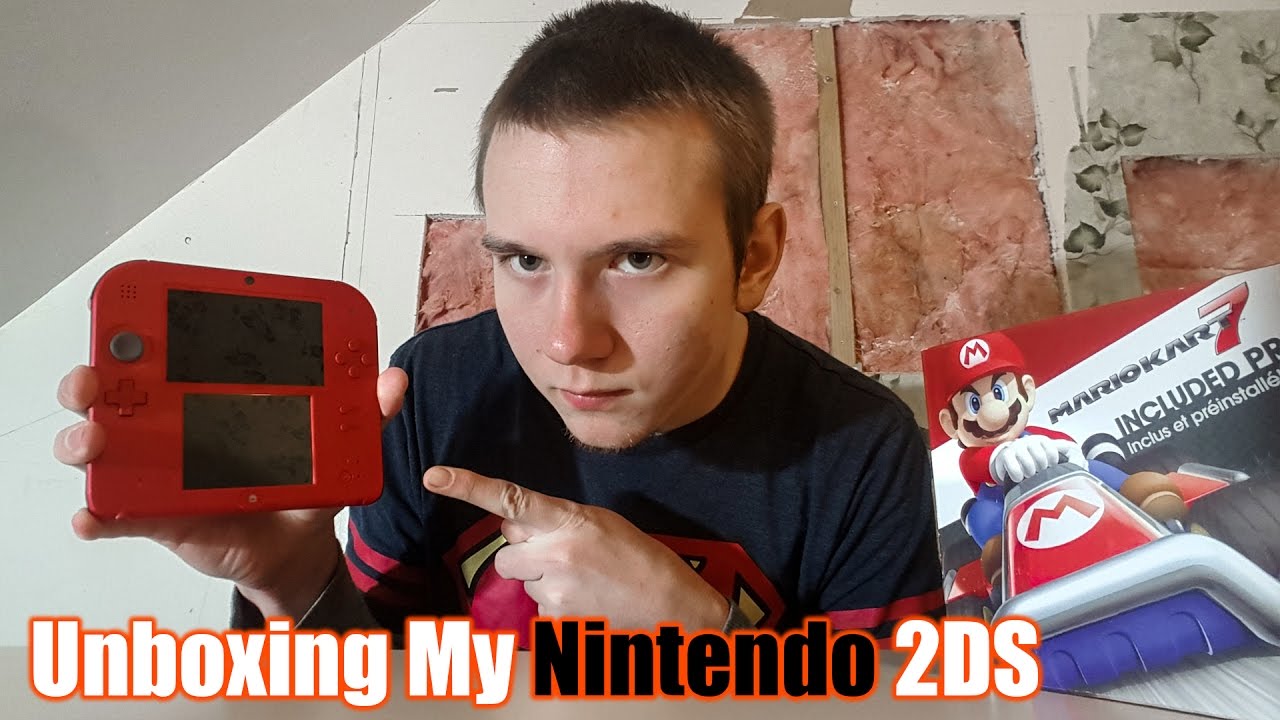 Nintendo 2DS Unboxing In 2017! First Impressions! before the switch ...