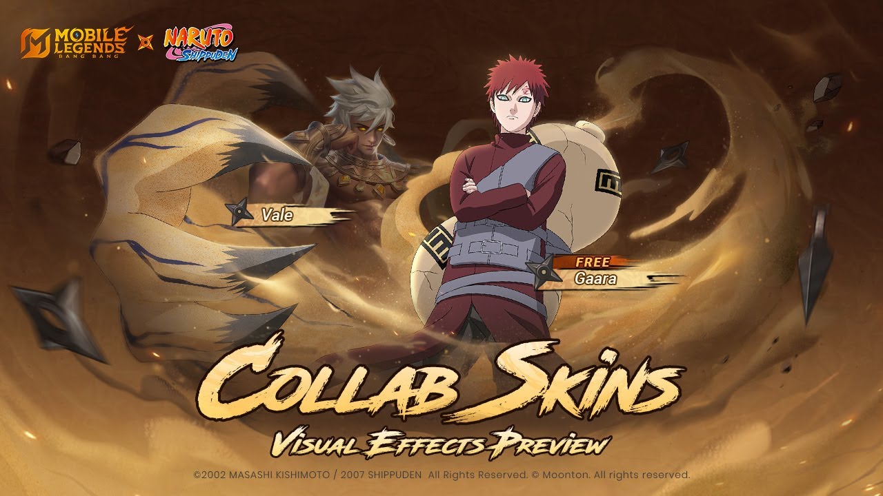 Gaara Showcase | MLBB × NARUTO | Mobile Legends: Bang Bang - YouTube