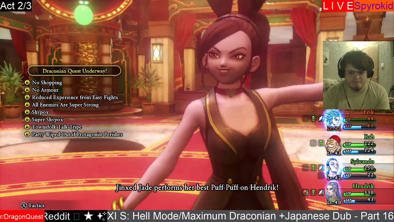 Boss Battle #29: Jinxed Jade - Dragon Quest XI S Hell Mode/Maximum ...