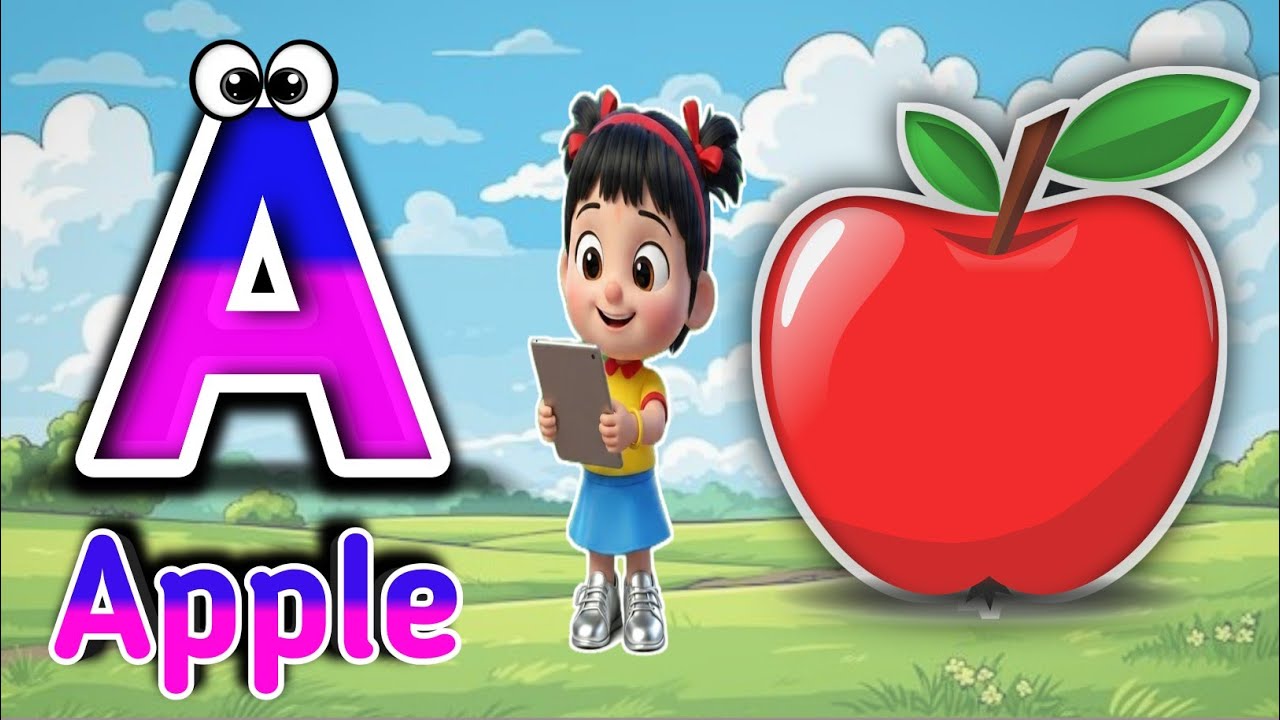 Phonics Song 2 with TWO Words in 3D - A For Airplane - ABC Alphabet ...