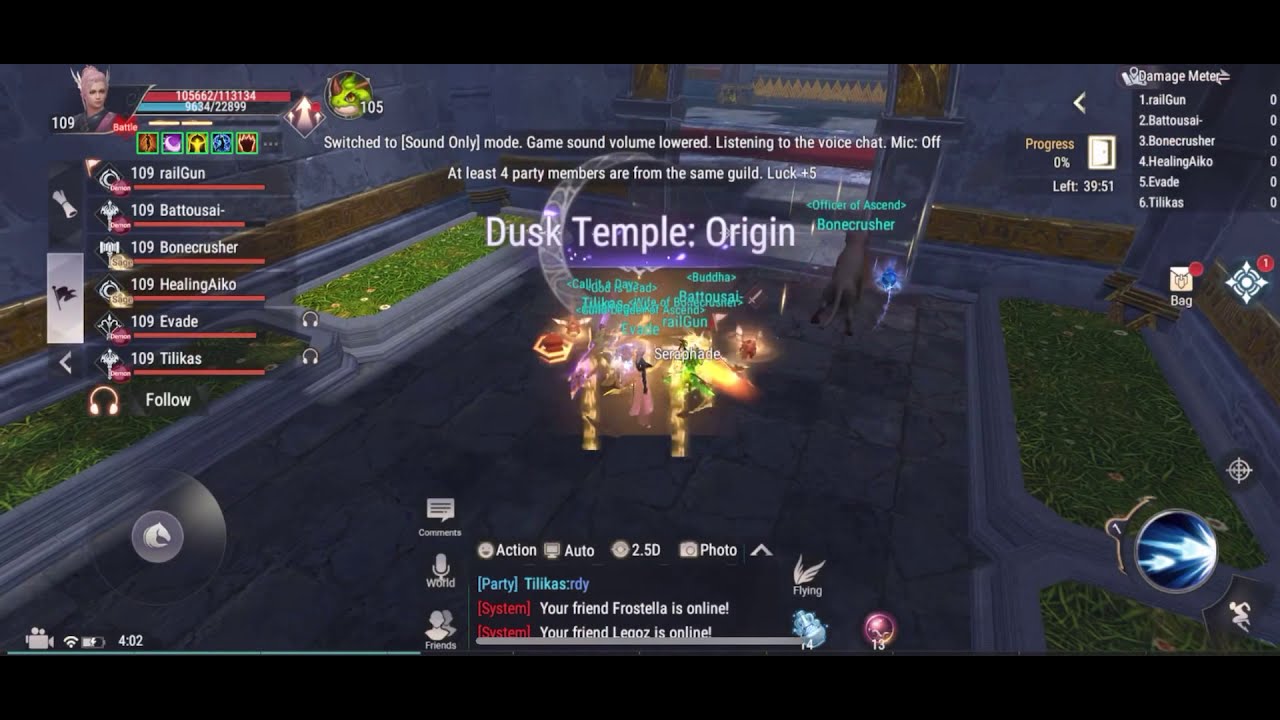 Perfect World Mobile | Challenge Dungeon | Dusk Original 109 | Ascend ...
