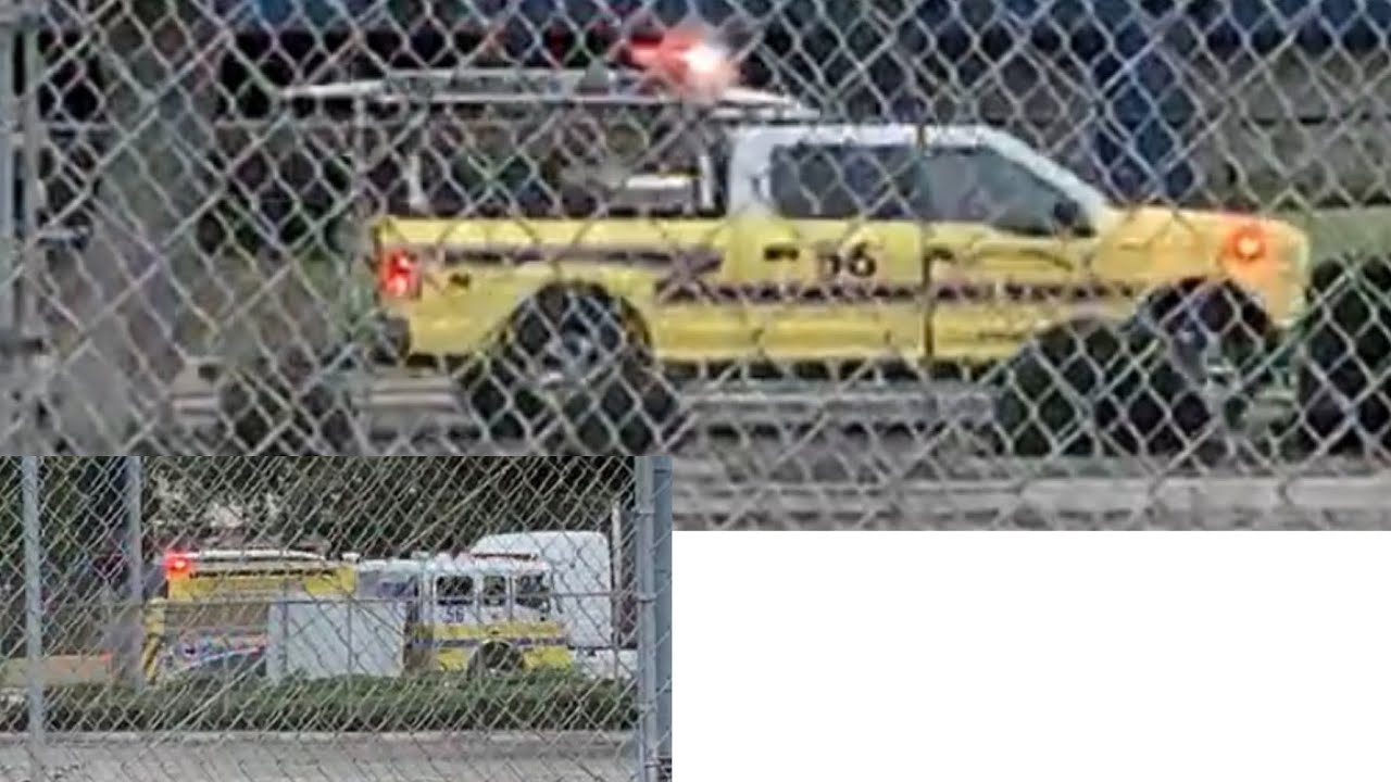 *EXTREMELY RARE* Ocean Rescue & Engine 56 Responding to a Marine Fire ...