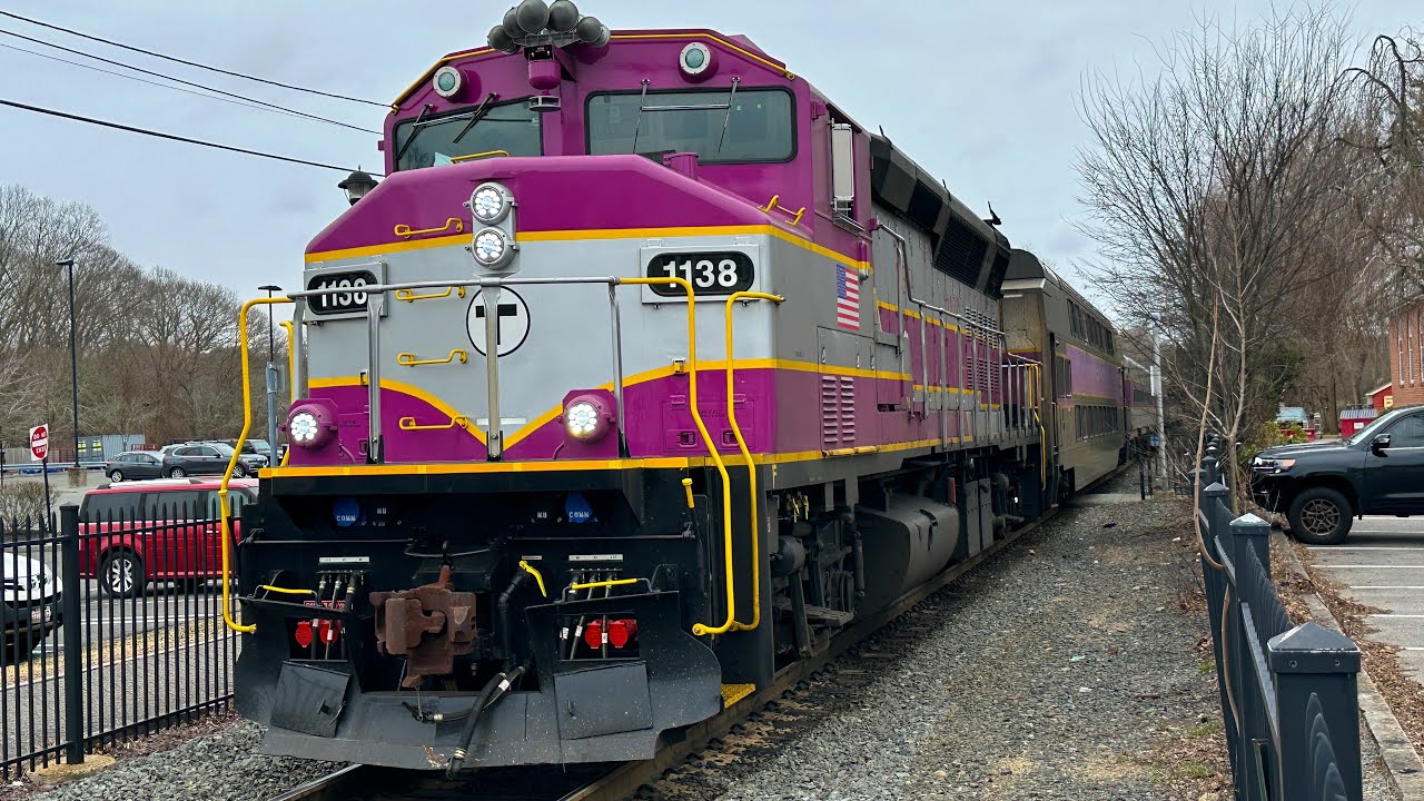 MBTA Commuter Rail on the Newburyport/Rockport Line - March 2024 - YouTube