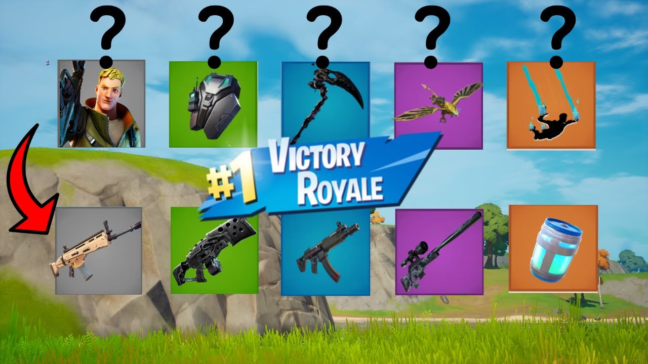 Fortnite *RANDOM* RARITY CHALLENGE!!! - YouTube