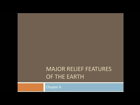 CBSE Class- 6 geography chapter-6 (Major Relief Features of the Earth ...