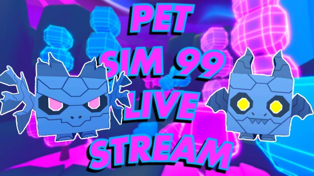 PLAYING ROBLOX PET SIMULATOR 99 LIVE STREAM - YouTube