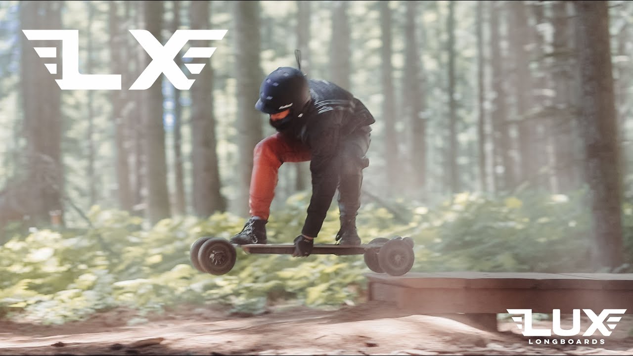 The Lux LX | The Most Extreme Off-Road Electric Longboard - YouTube