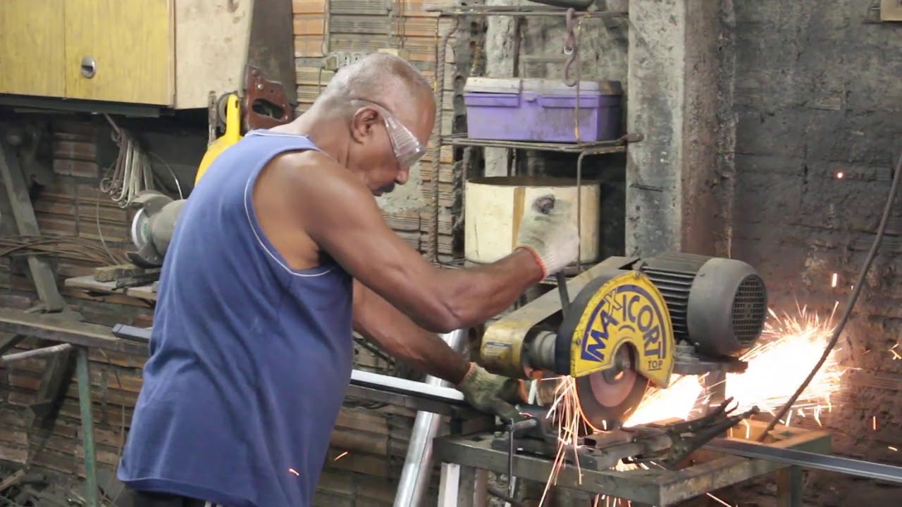 COMO CORTAR FERRO FACIL - YouTube