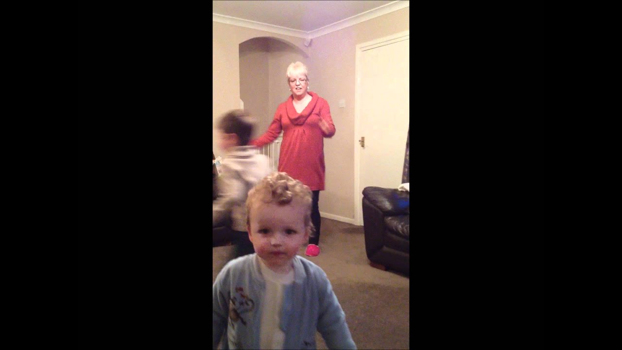 Unmissable dancing Grandma with 3 Grandchildren backing dancers 2.wmv ...