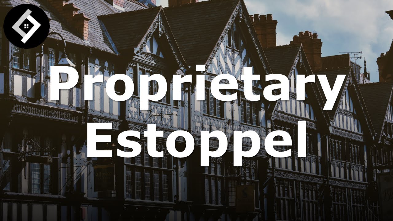 Proprietary Estoppel | Land Law Full Lecture - YouTube