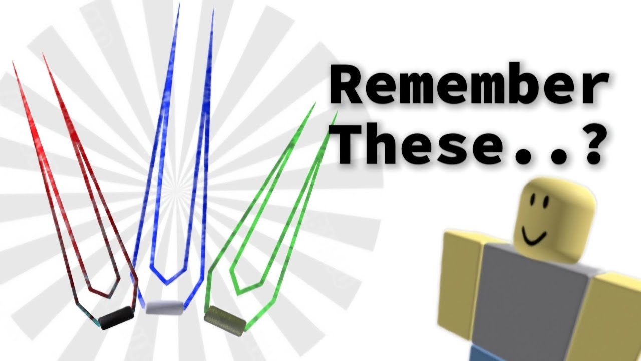 THE HISTORY OF ROBLOX'S ENERGY SWORDS.. - YouTube