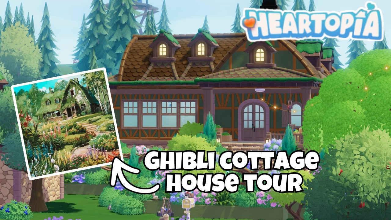 Ghibli Inspired House Tour in Heartopia- Kiki's Delivery Service ...