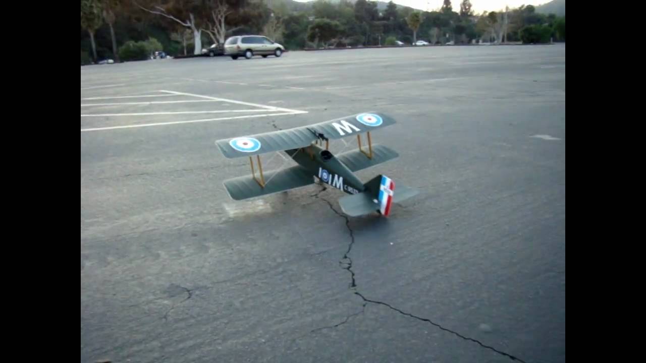 E-flite SE5A FOAM BIPLANE Electric RC Plane - YouTube