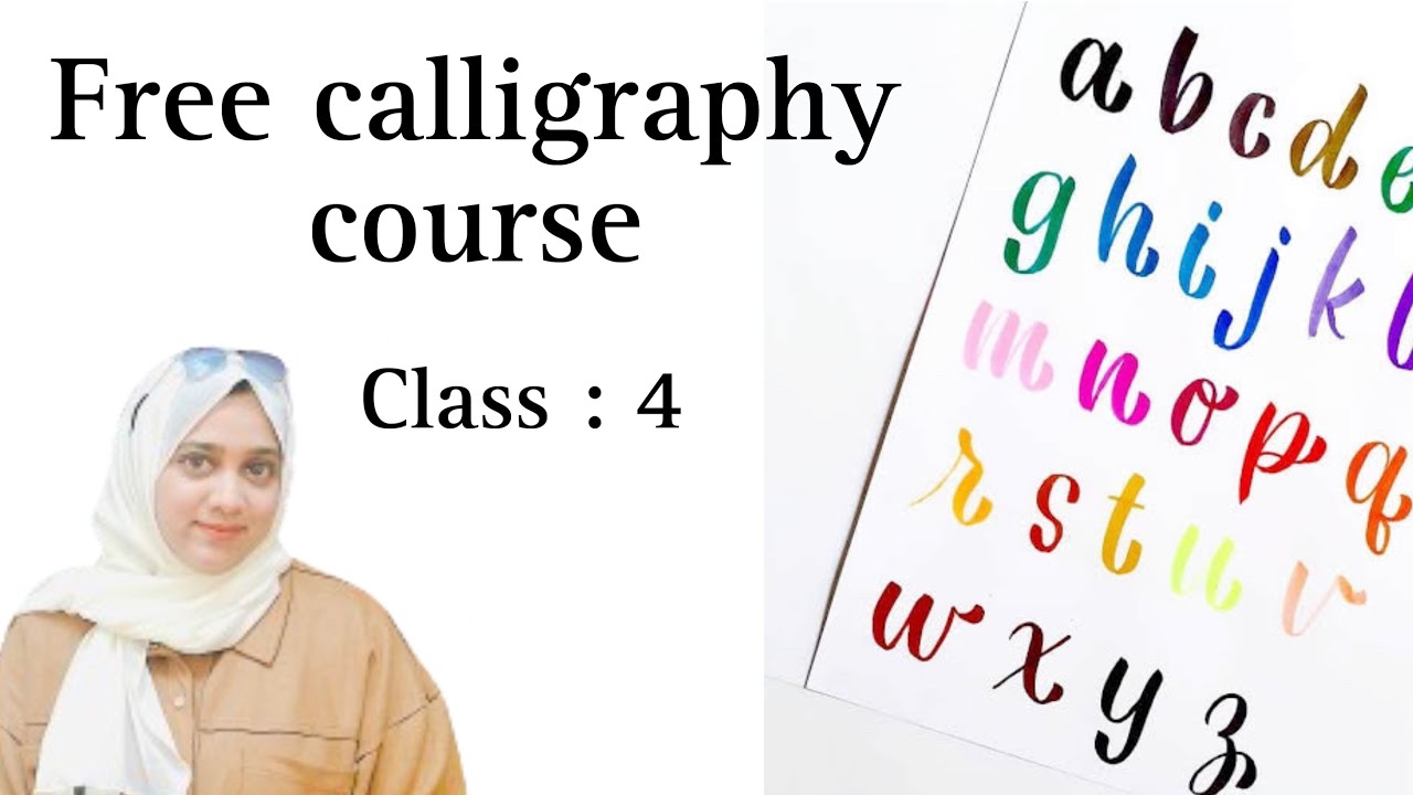 Free brush pen calligraphy course with certificate!! Group link in bio ...