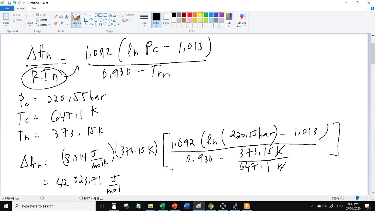 (Part 6) ChE 142 (Lec 4, Ex 5 to 6) Heat effects - YouTube