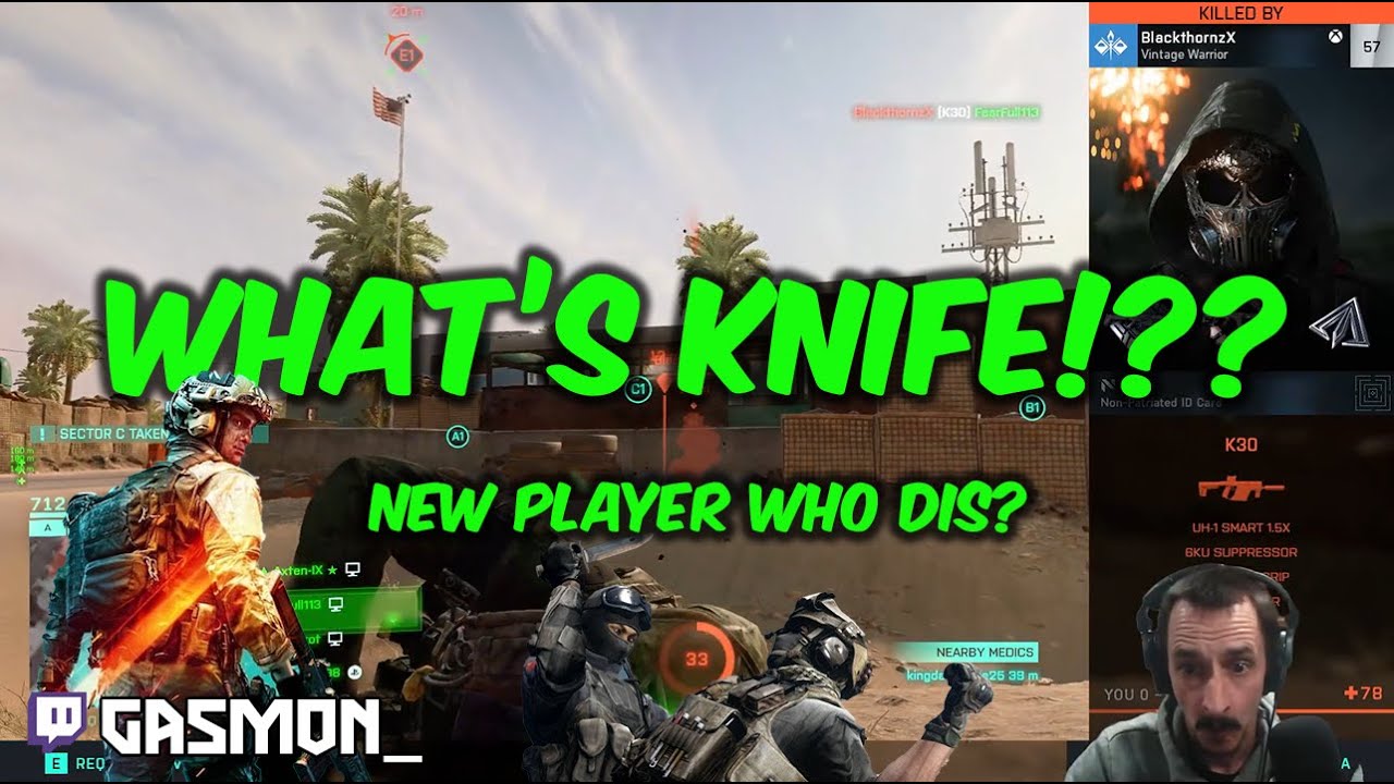 What's Knife?? New Player got his first knife kill, how cute. - YouTube
