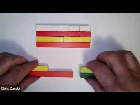 Cuisenaire Rods Part 3: Fractions and Fraction Operations - YouTube