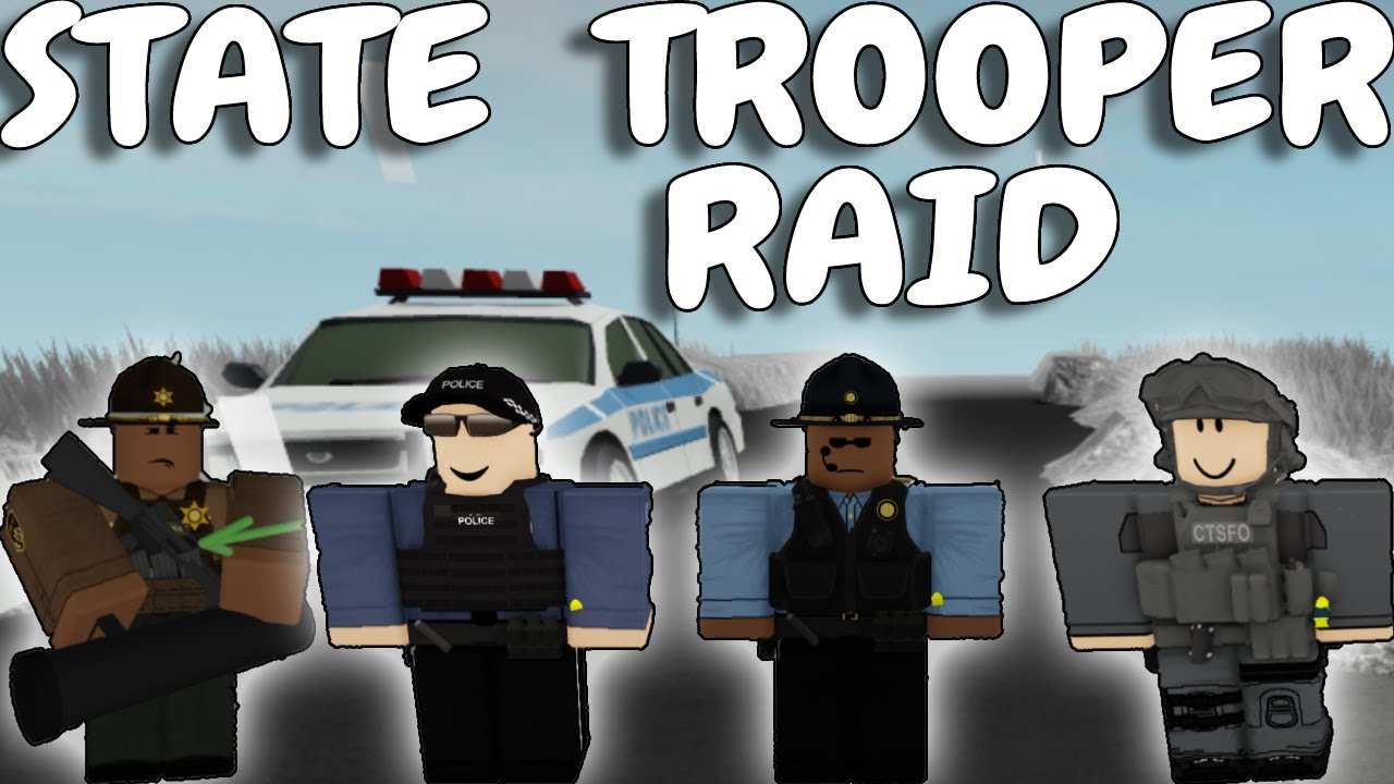 STATE TROOPER SWAT RAID!! Roblox Police Raid Sim - YouTube