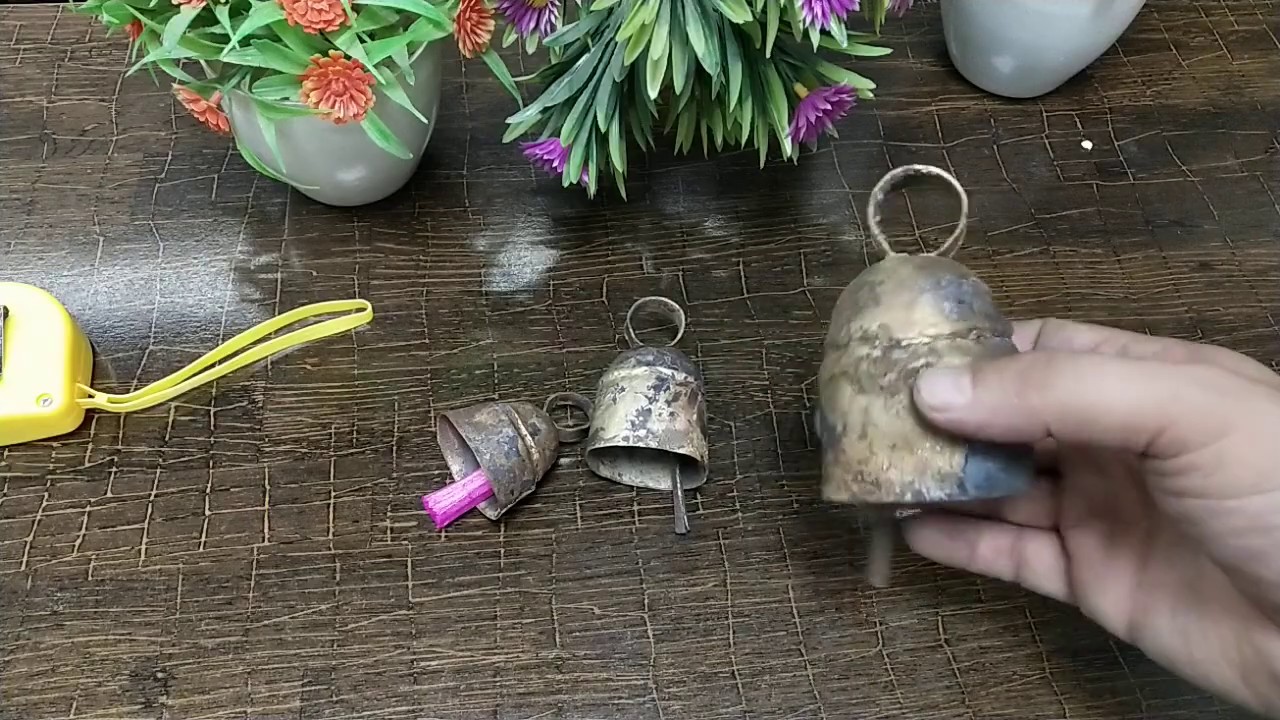 Hanging Pendulum Brass Metal Bell #kuchijewels #tribaljewellery # ...