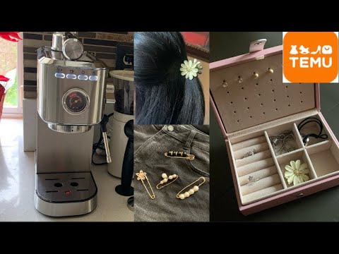 Temu Popular Coffee machines 咖啡机开箱！质量怎么样，一百多值得买吗？ - YouTube