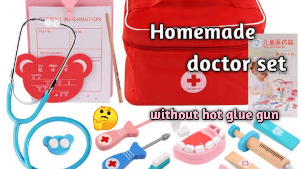 Homemade doctor set🩺/How to make a Homemade doctor play set in tamil ...