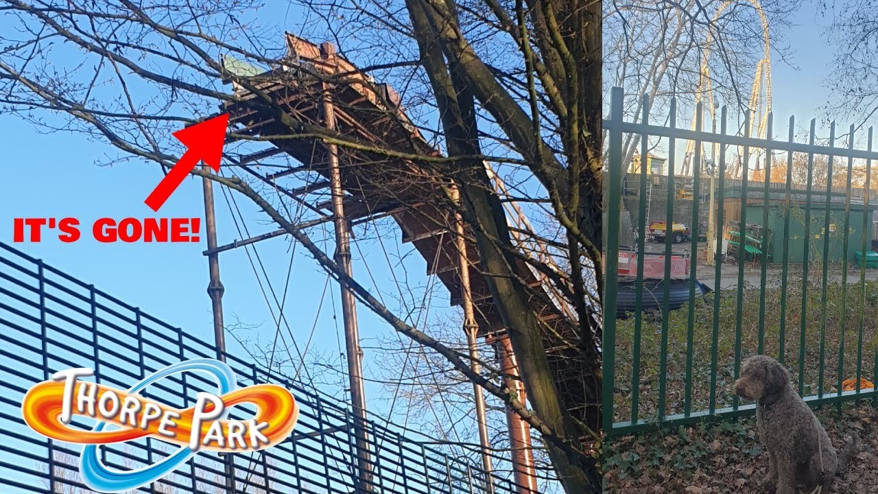 LOGGERS LEAP iconic double drop has been DEMOLISHED! - YouTube