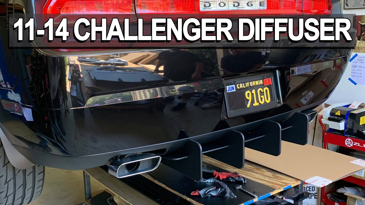 Challenger 11-14 Diffuser Install Guide | ZL1 Addons - YouTube