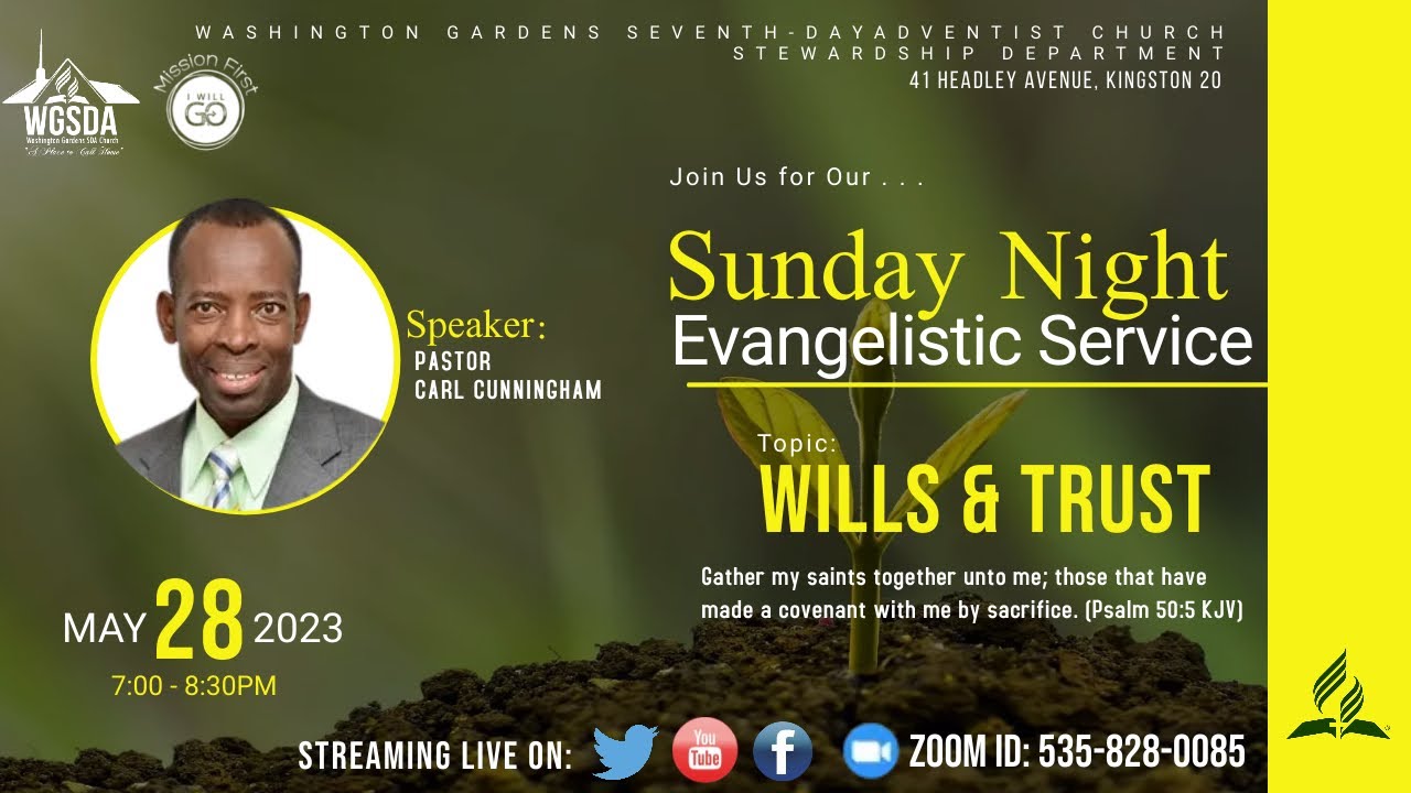 Sunday Night Evangelistic Service | Pastor Carl Cunningham | May 28 ...